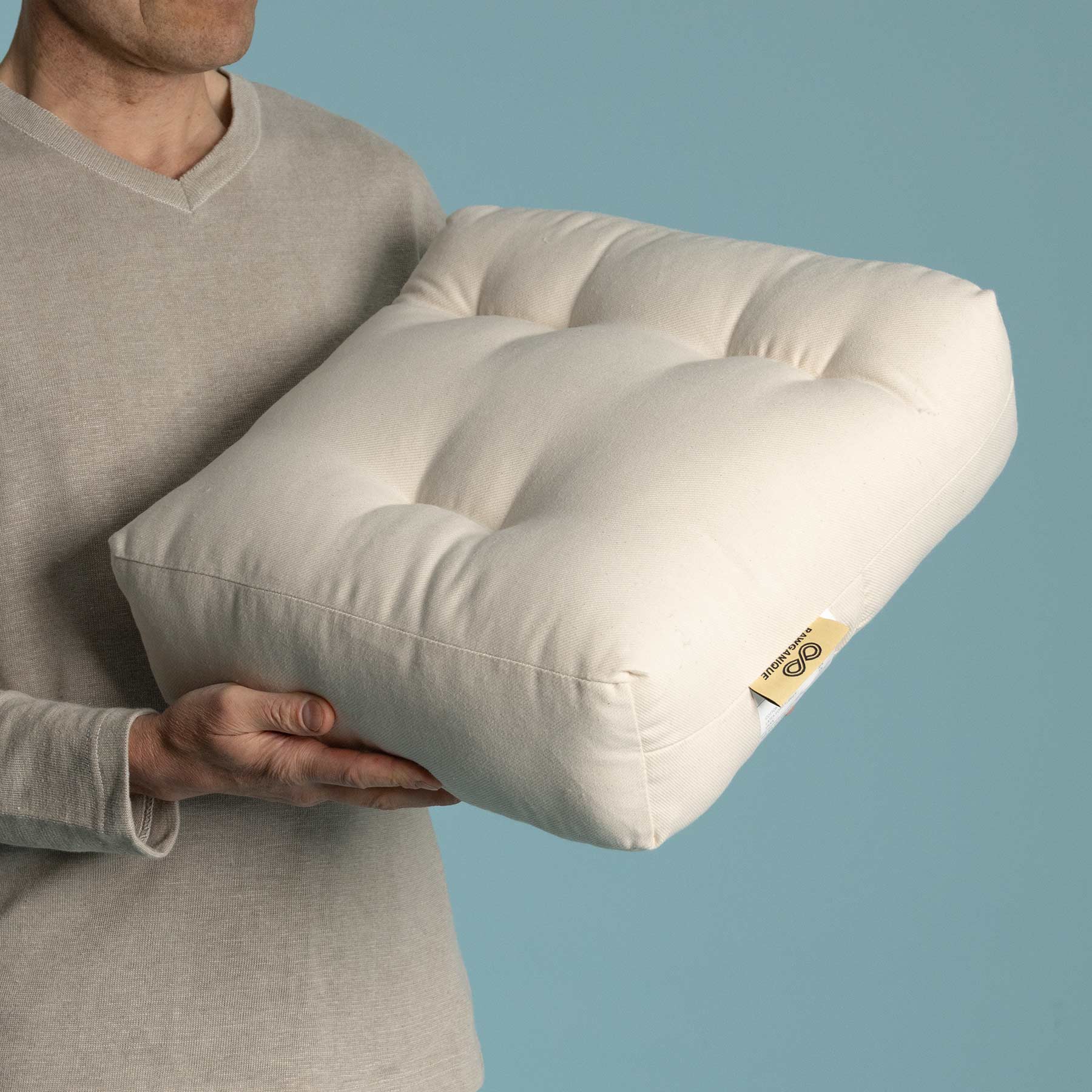 HOMESTEADER Vegan 100 Organic Cotton Futon Mattress Mattress Sample Cushion 15x15x6 6 inch Mattress