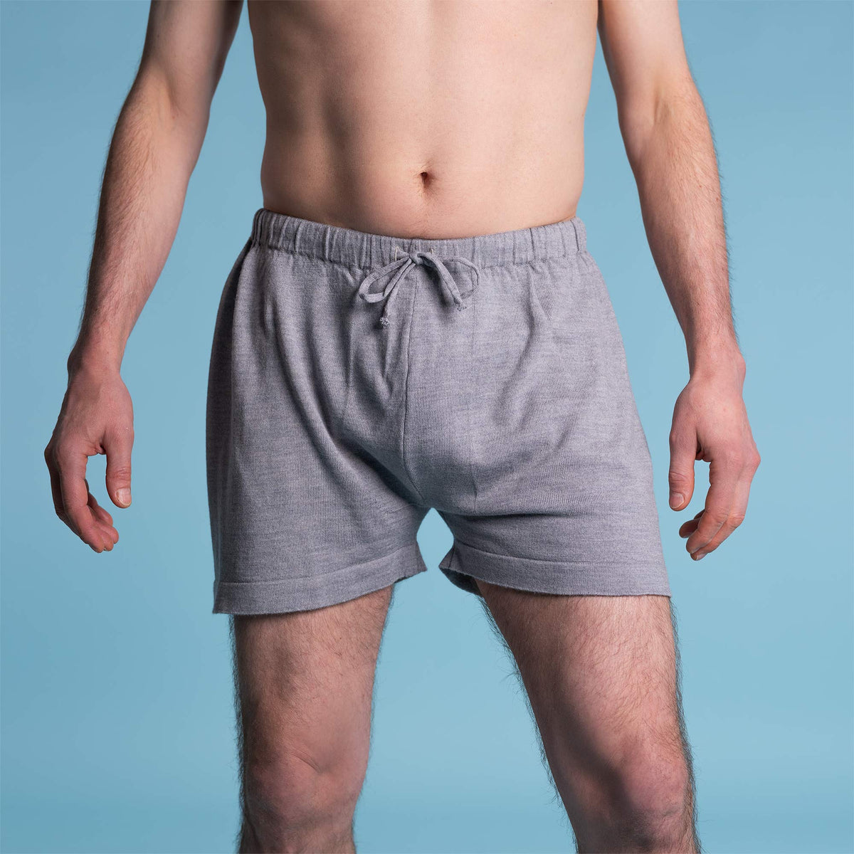 Plastic-free 100% Organic Merino Wool Boxer Shorts Underwear No ...