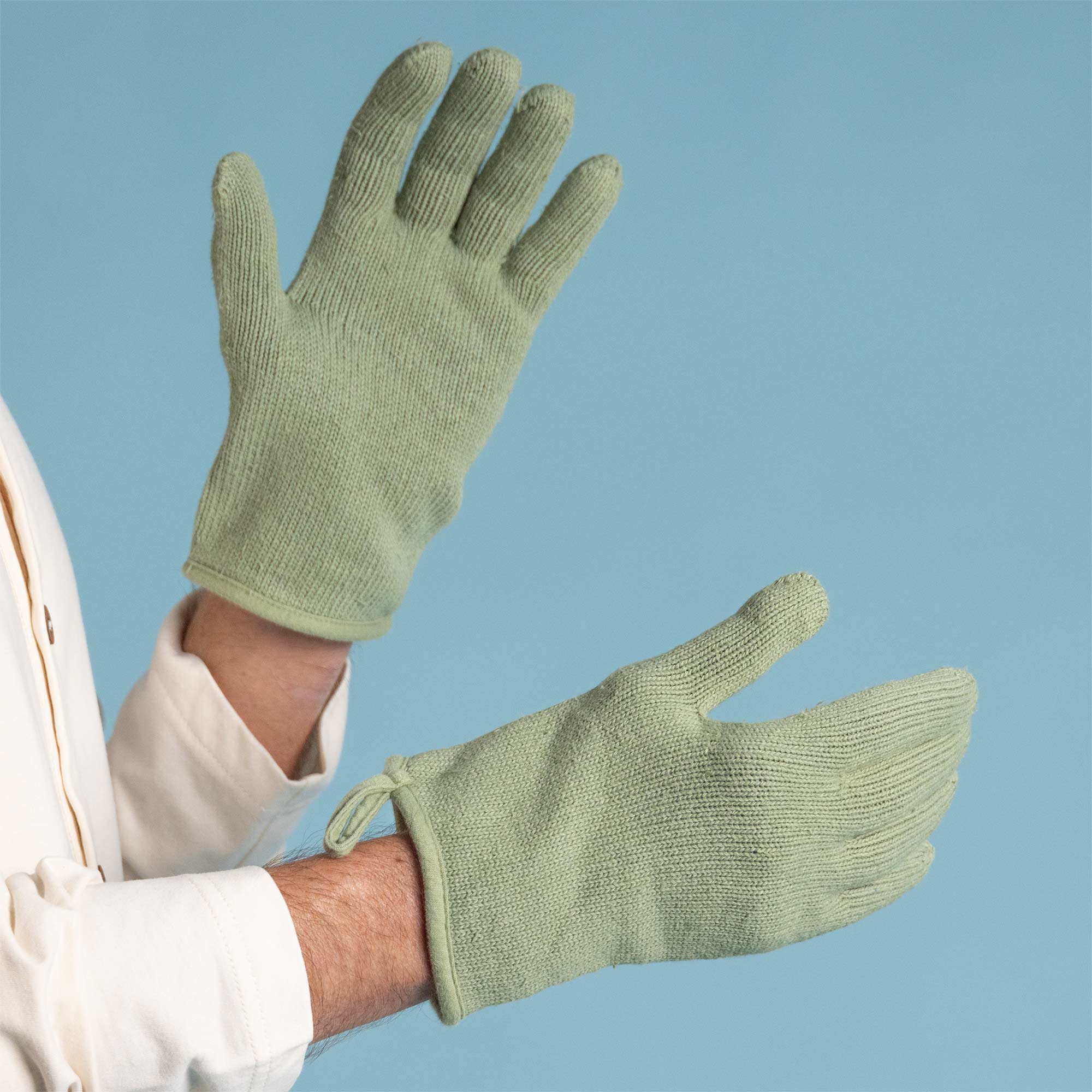 Elastic-free 100% Organic Cotton Gloves (Hypoallergenic; Plastic-Free ...