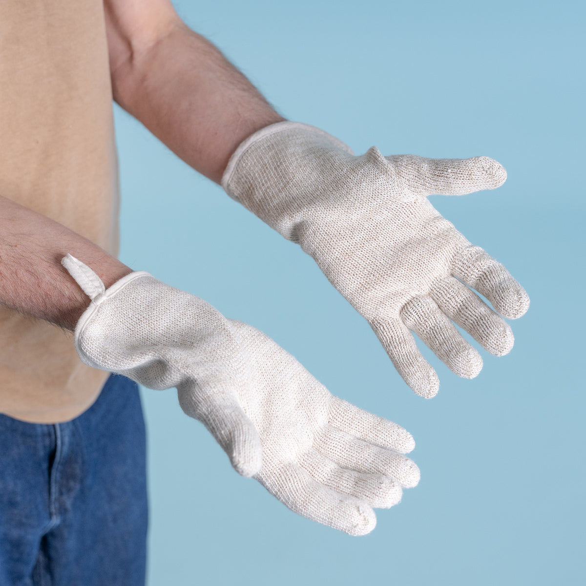 Elastic-free 100% Organic Hemp Gloves with Organic Cotton - No Plastic ...