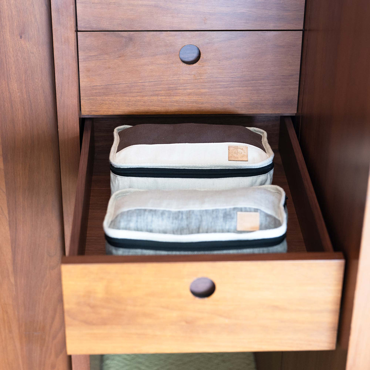 100% Organic Cotton Packing Cubes / Wardrobe Organizers – Rawganique