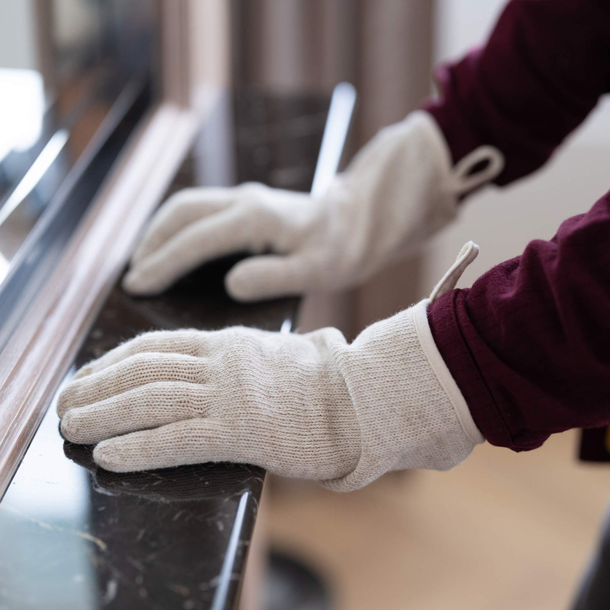 Elastic-free 100% Organic Linen/Cotton Gloves (Plastic-Free) – Rawganique