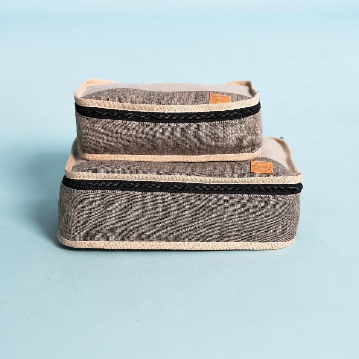 Organic Linen Packing Cubes/Travel/Wardrobe Organizer (Chemical-Free ...