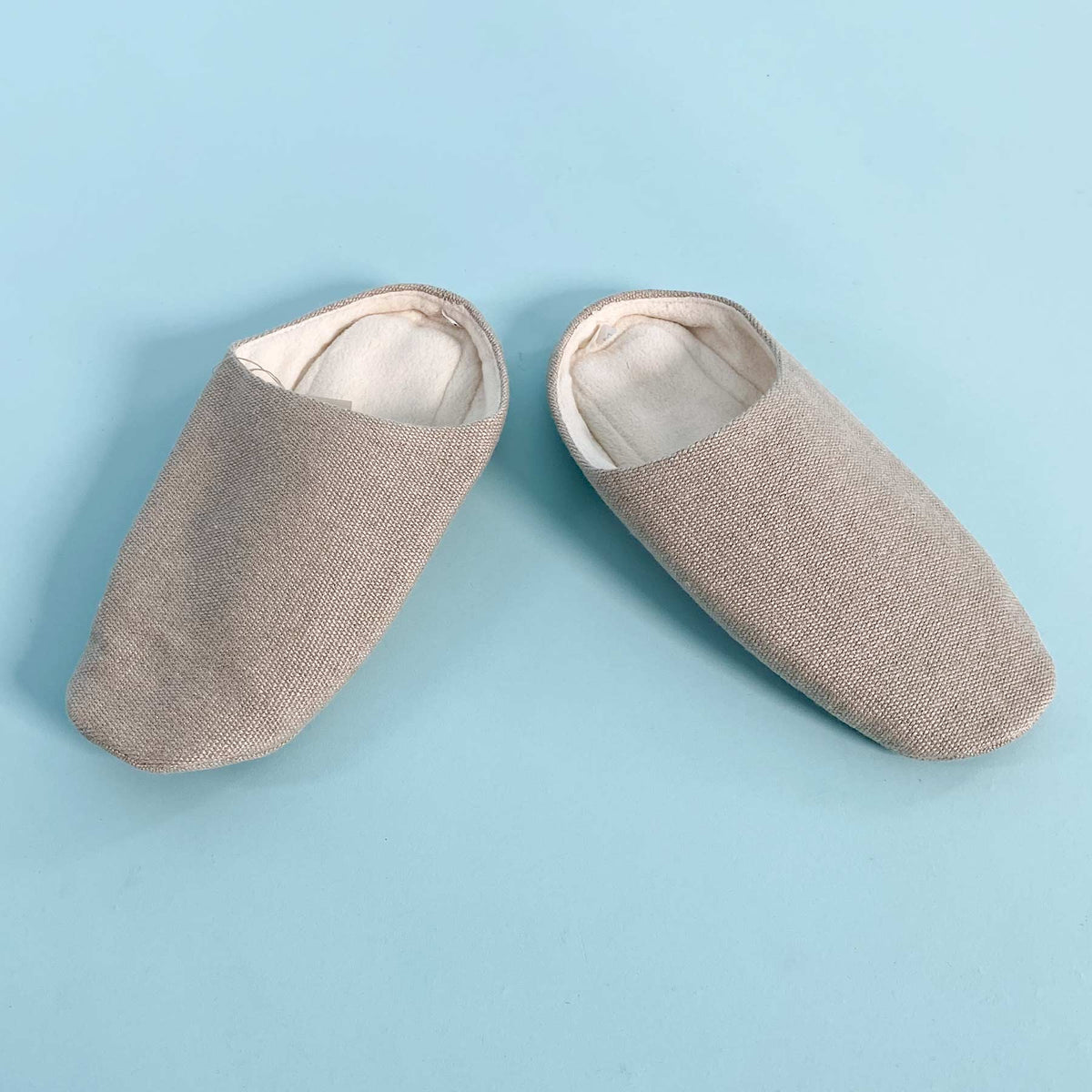 Glue-free Hemp & Organic Cotton Fleece Slippers Unisex Made in Europe ...