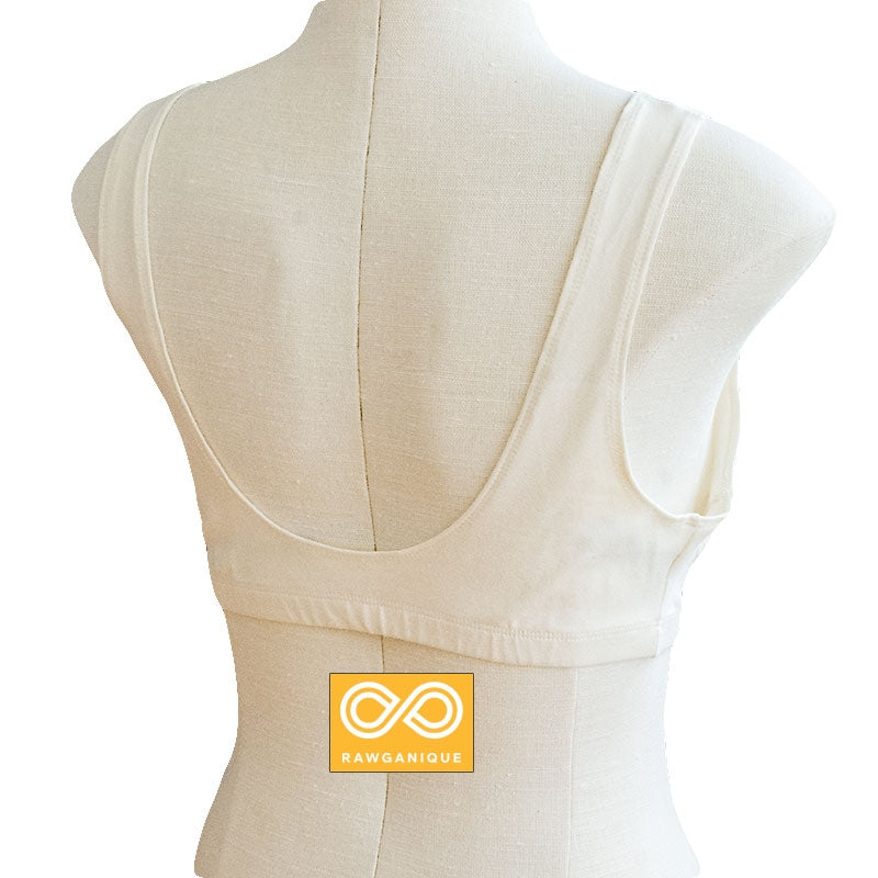 Certified organic cotton bra, made in USA. Sweatshop-free. – Rawganique