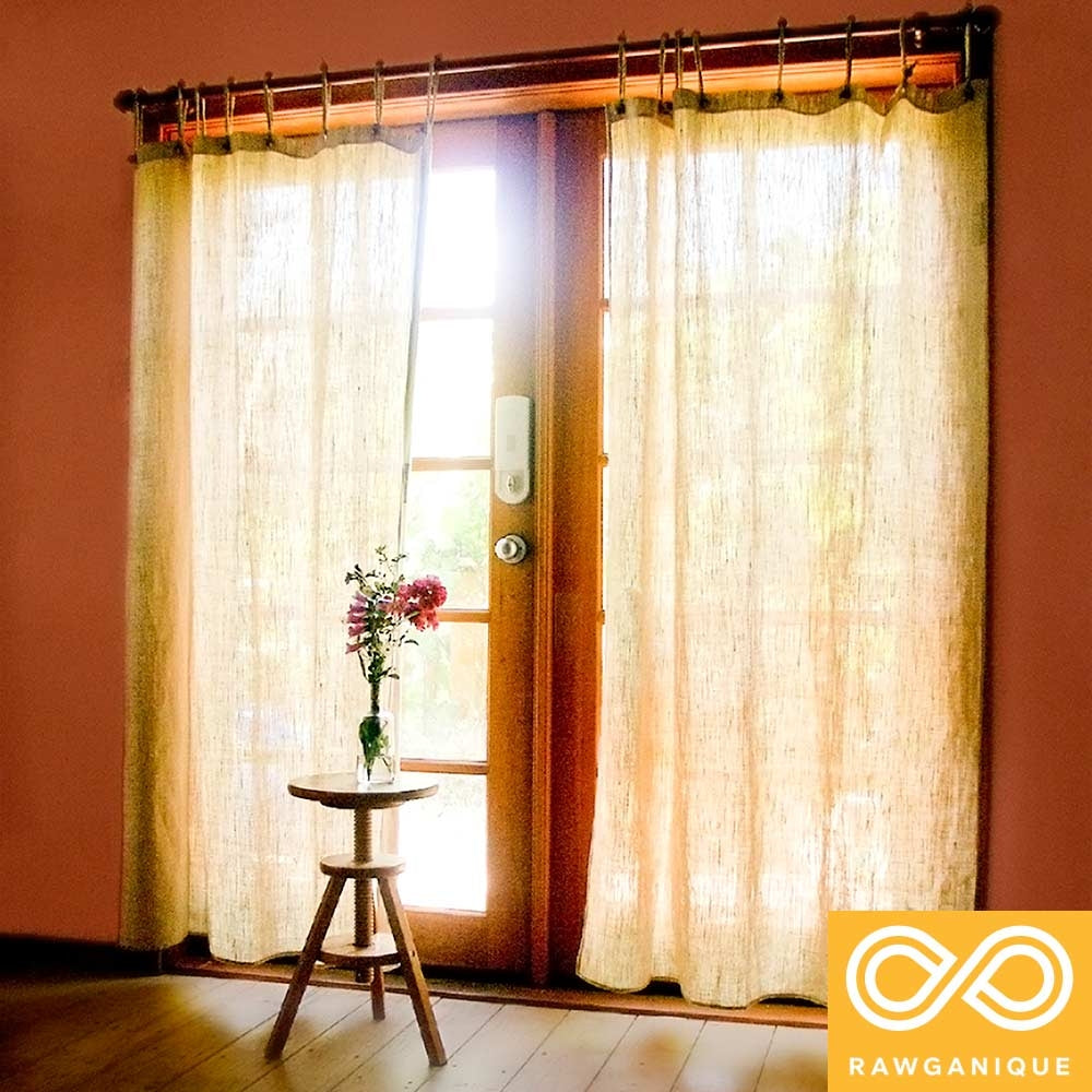 Organic Hemp Curtains Draperies Window Treatments – Rawganique