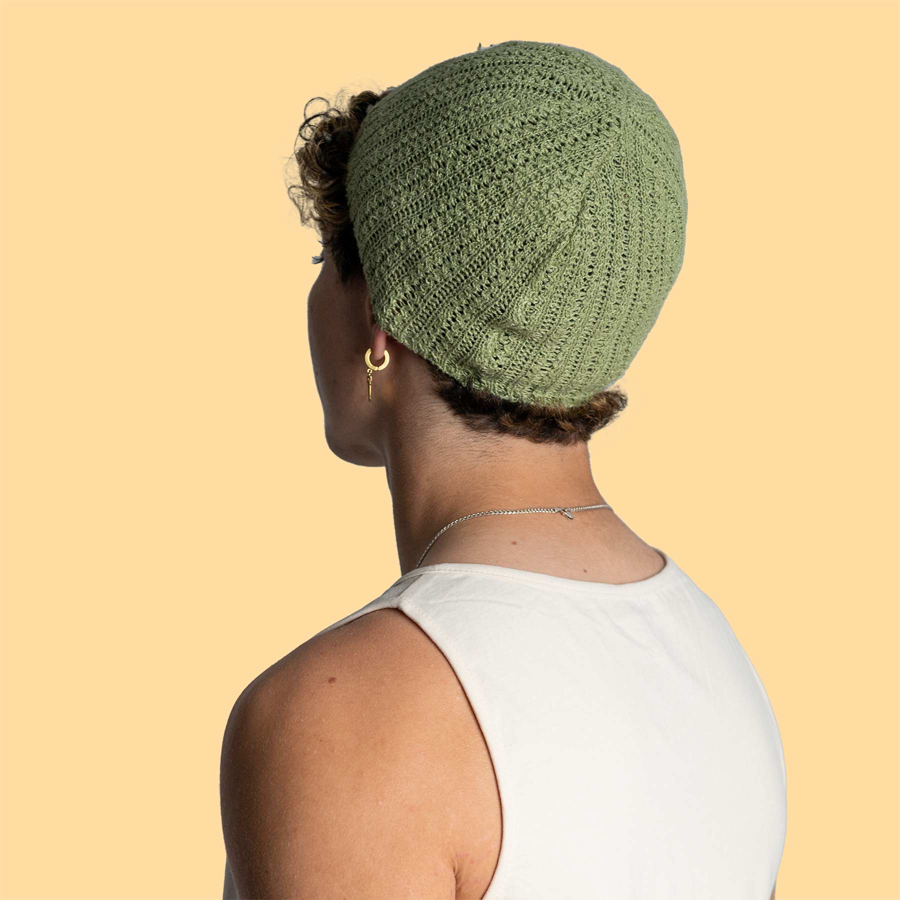 Organic Linen Knit Hat Skull Cap Beanie Toque – Rawganique
