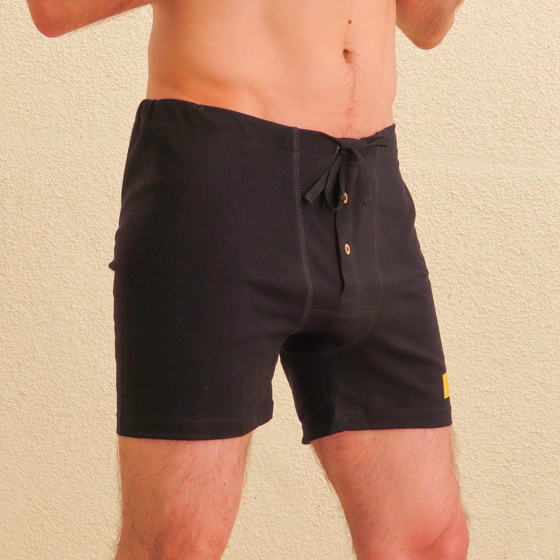 Elastic-free 100% Organic Cotton Boxers (Nut Button; Plastic-Free ...