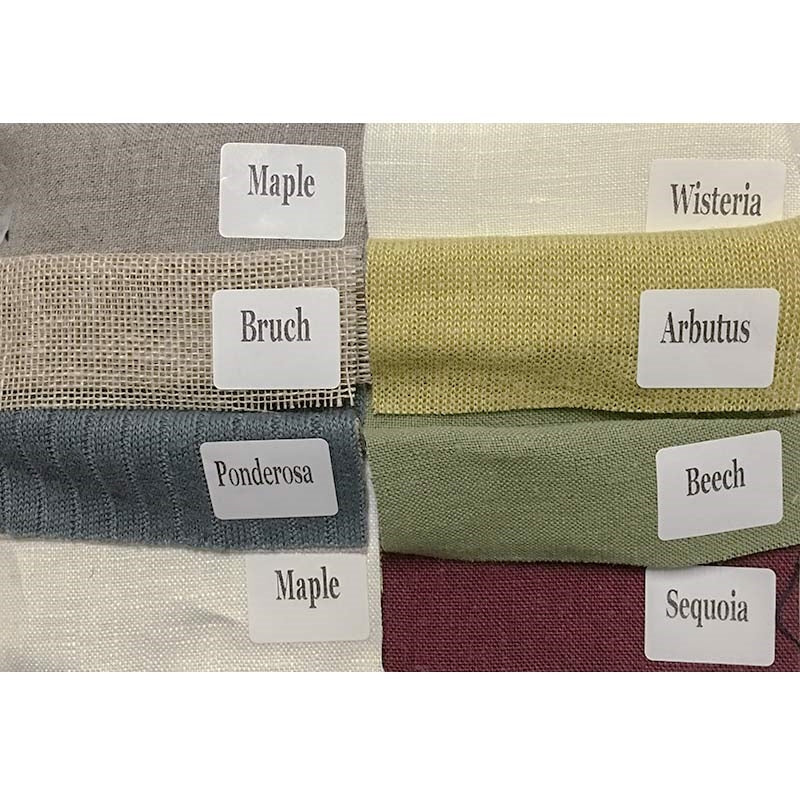 Organic Cotton Linen Hemp Fabric Swatches Swatch Book – Rawganique