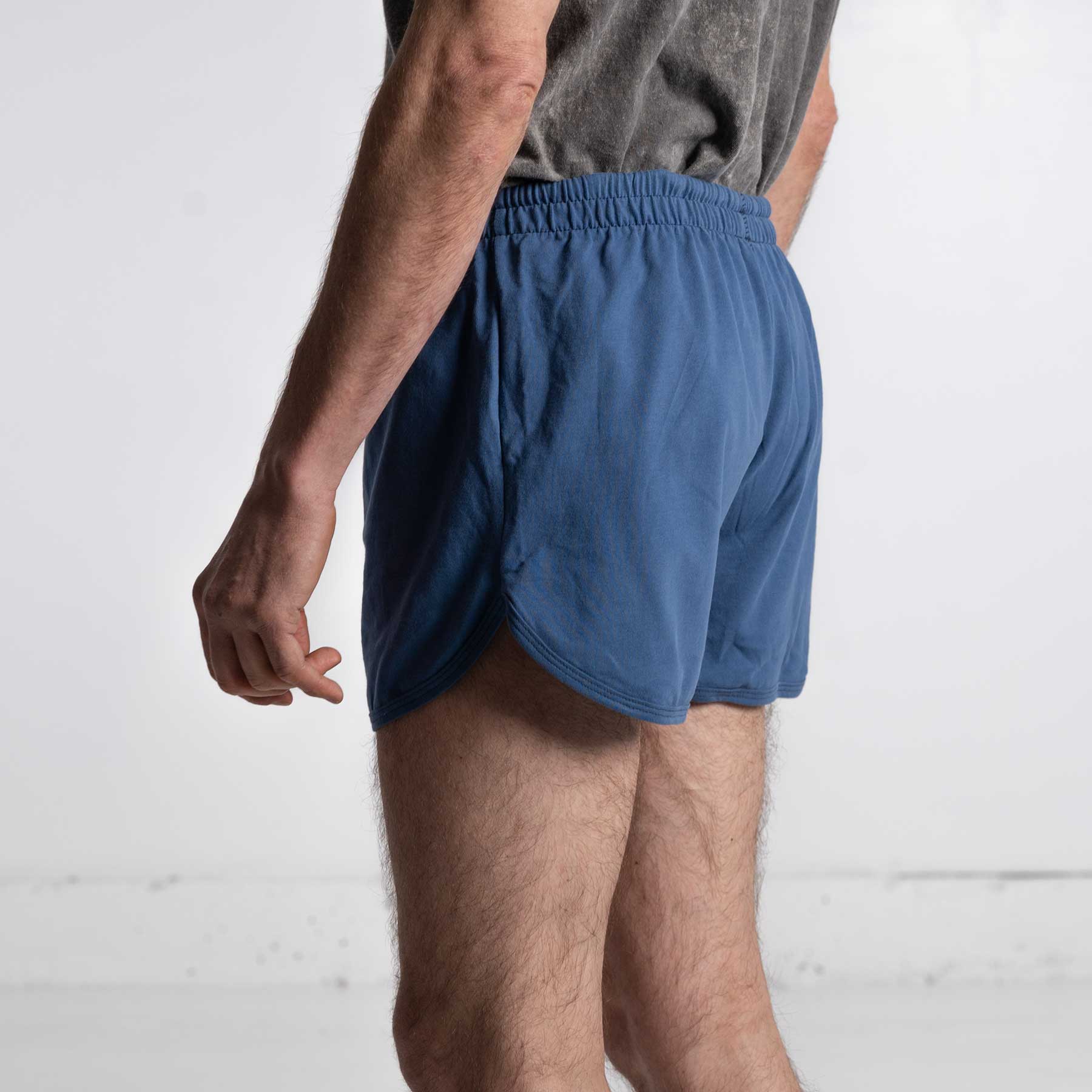 100% Organic Cotton Unisex Running Shorts (Bio-Elastic; Cotton Thread ...
