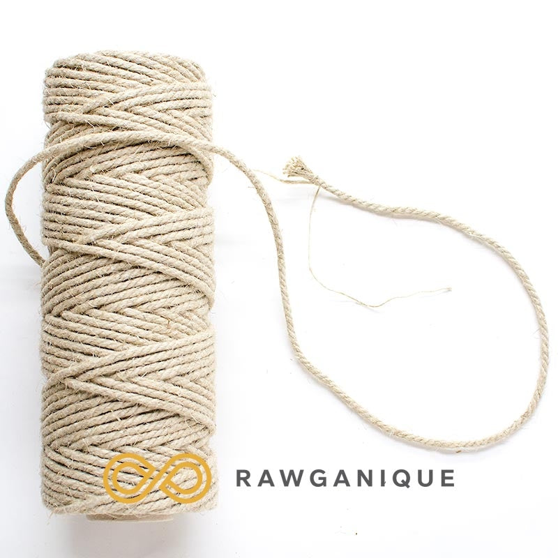 4mm 0.16" 100% Hemp Ropes by Rawganique | Shibari Bondage Rope