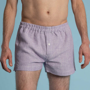 100% Organic Hemp Boxers Shorts (Plastic-Free Nut Button – Rawganique