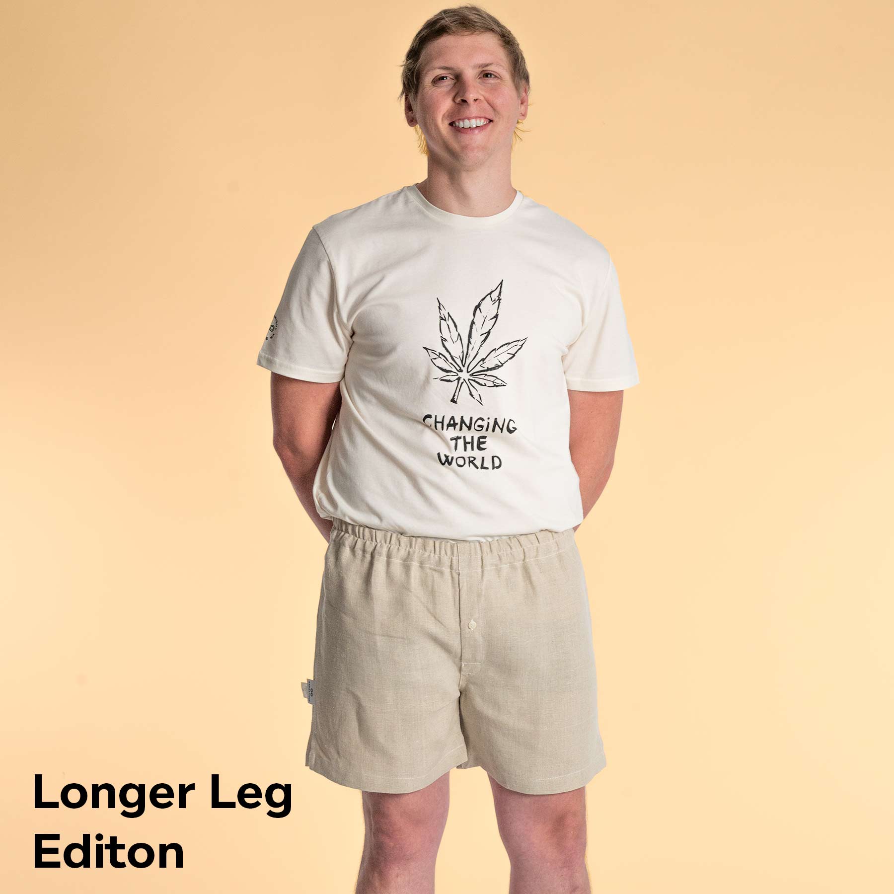 100% Organic Hemp Boxers Shorts (Plastic-Free Nut Button – Rawganique