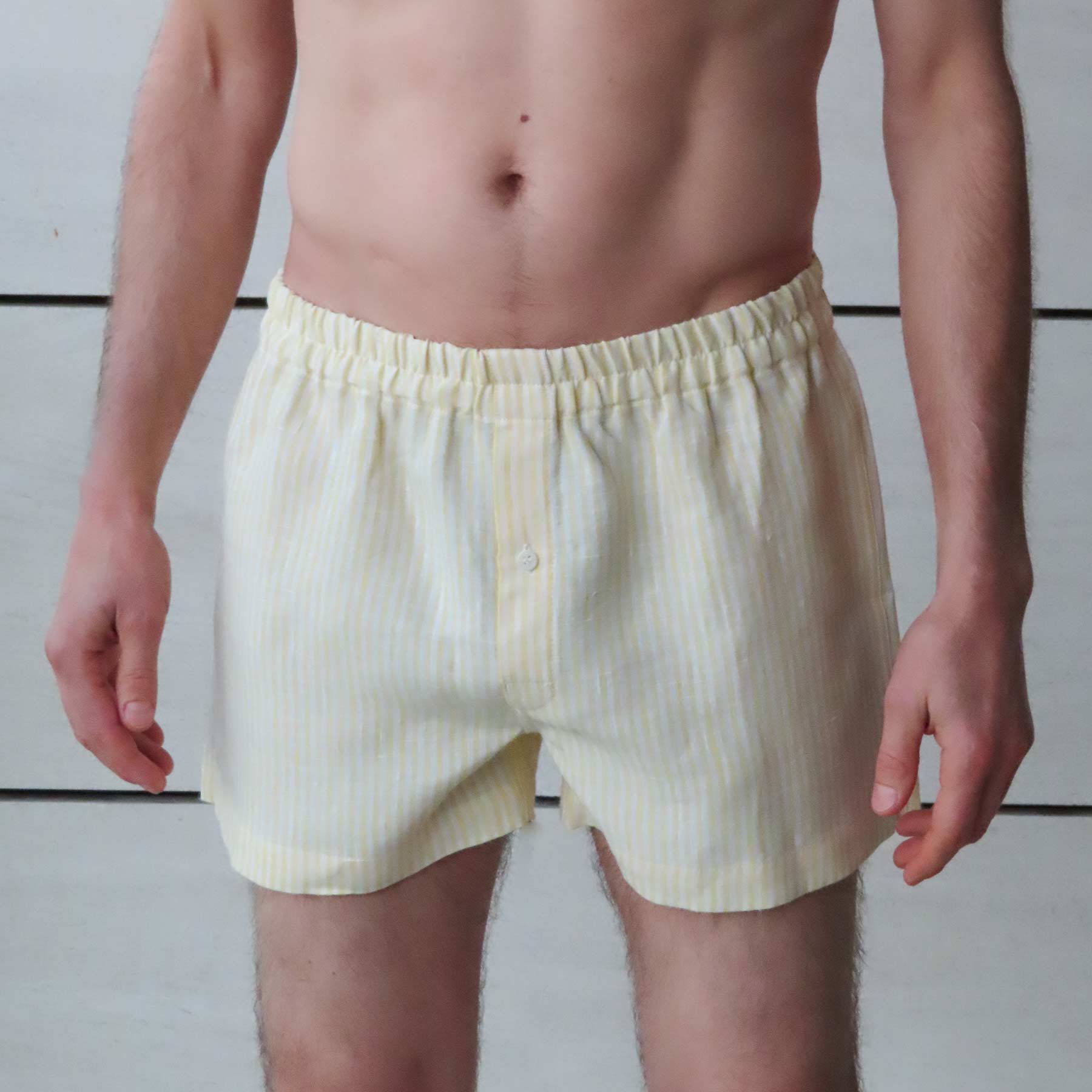 100% Organic Hemp Boxers Shorts (Plastic-Free Nut Button – Rawganique