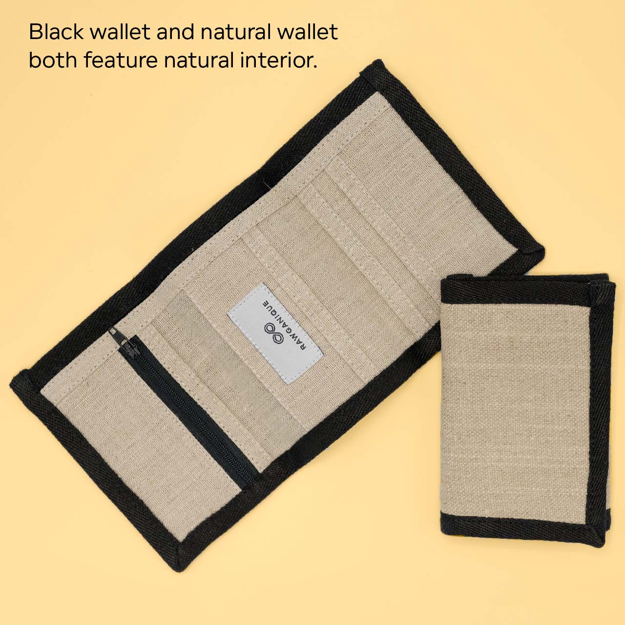 Hemp Wallet by Rawganique | Eco friendly Plastic-free Organic Hemp ...