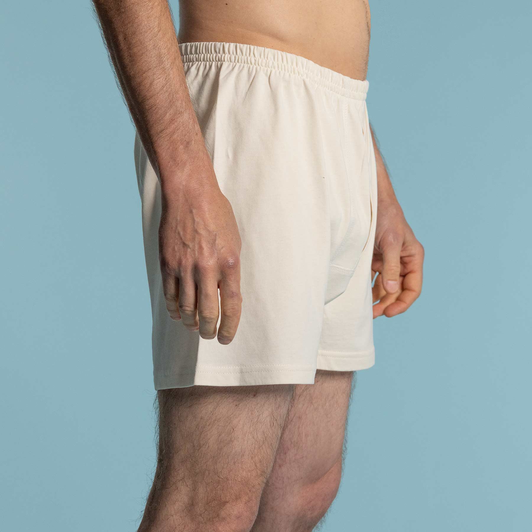 100% Organic Cotton Boxers Shorts (Plastic-Free Buttons; Organic ...