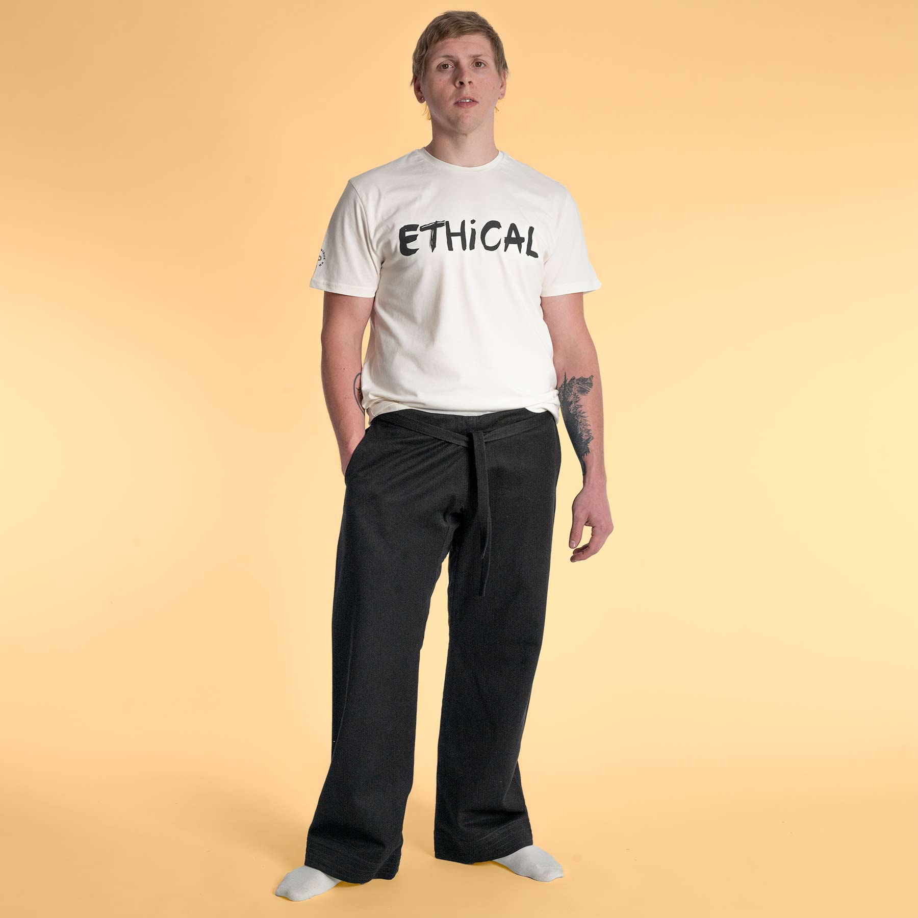 100% Organic Cotton Karate Martial Arts Pants (Chemical-free; Unisex ...