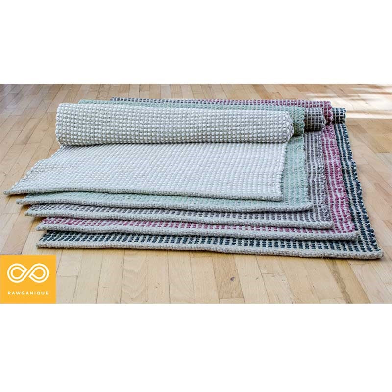Organic cotton rug with hemp rug, chemical-free & sweatshop-free ...