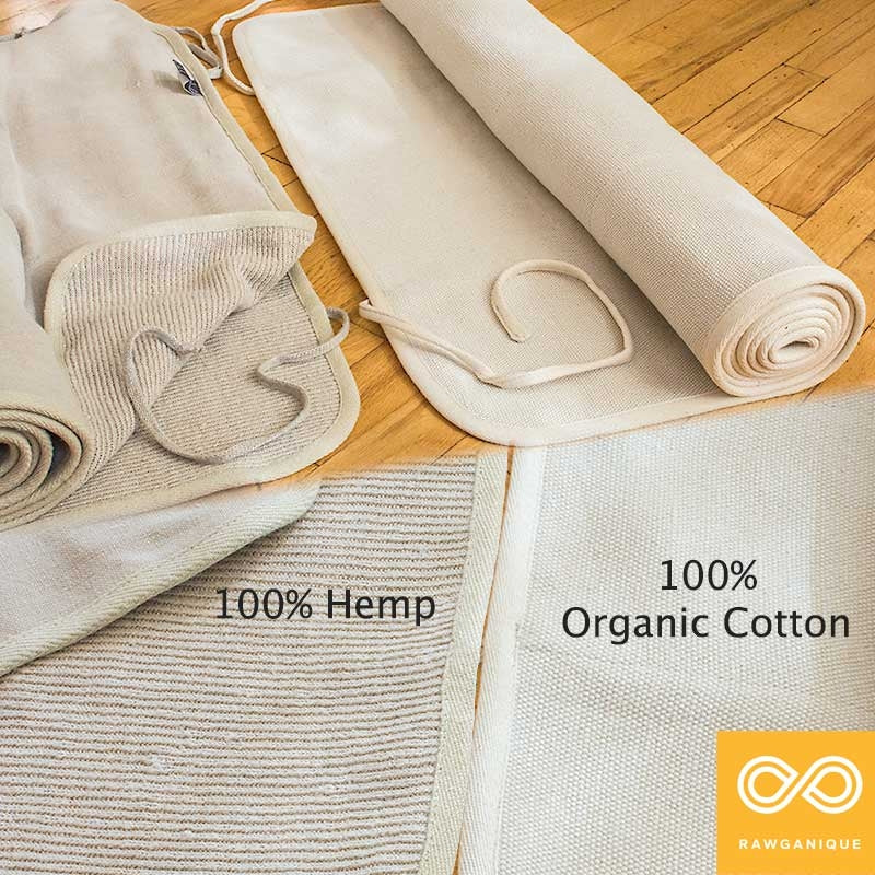 100% Organic Hemp Yoga Mat by Rawganique | PVC-free | Ships worldwide ...
