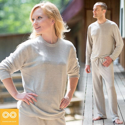Women’s Organic Cotton Linen Hemp Nightshirts PJs Sleepwear Loungewear ...