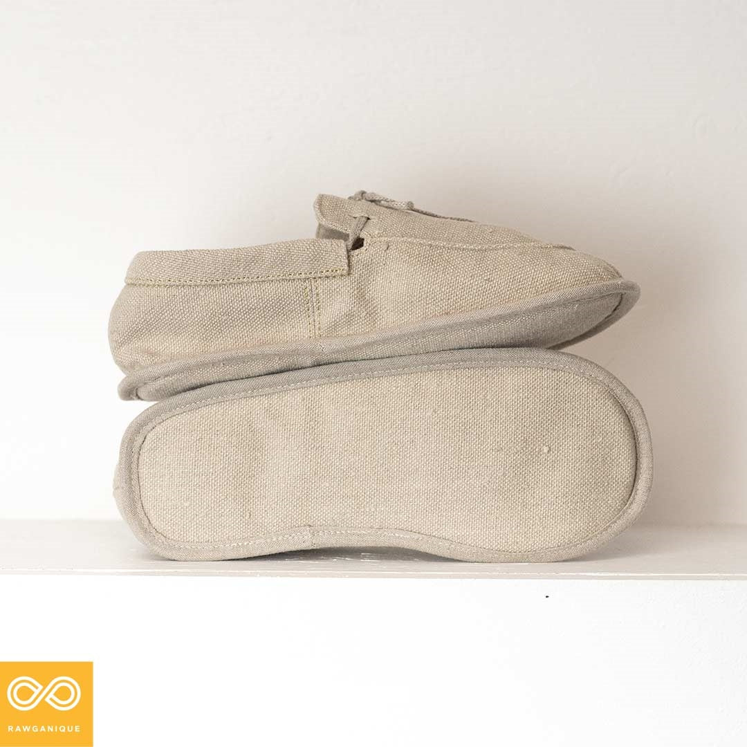 Glue-free Organic Hemp Slippers Moccasins – Rawganique