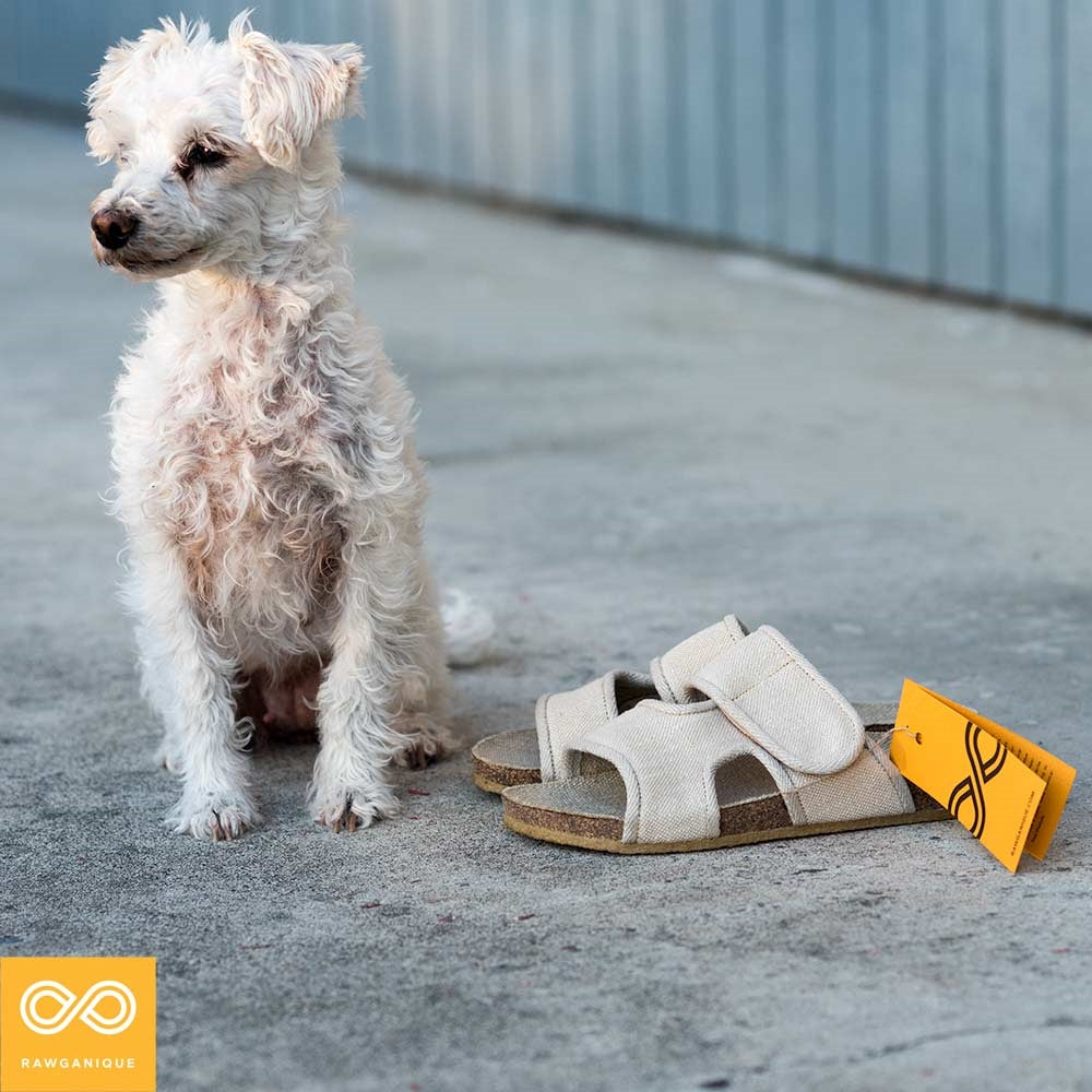 Women's Men's Organic Hemp Sandals With Cork Natural Rubber Soles by ...